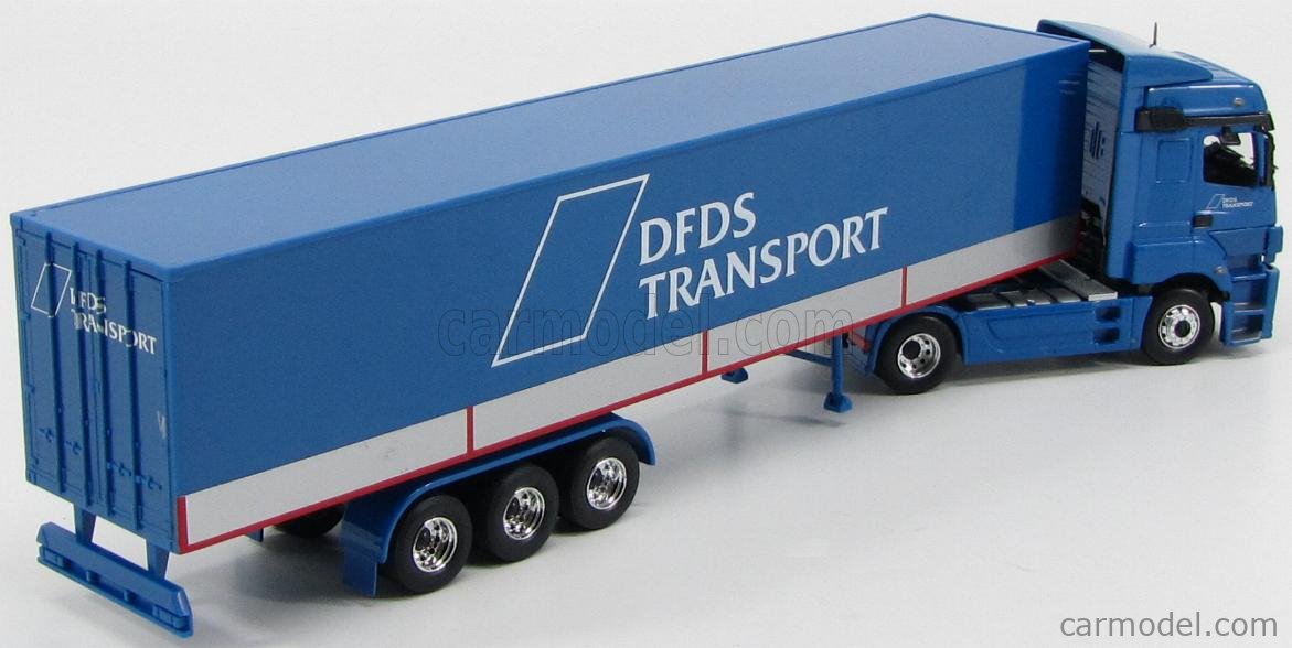 SCHUCO 3400054 Escala 1/43 | MERCEDES BENZ AXOR JUMBO TRUCK DFDS ...