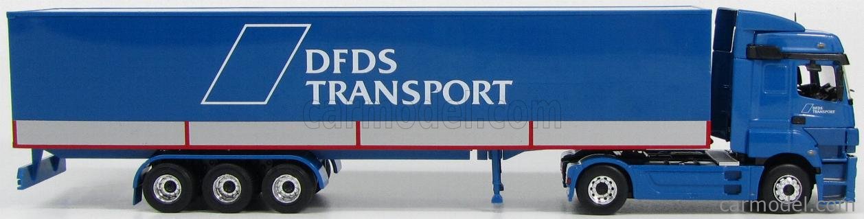 SCHUCO 3400054 Escala 1/43 | MERCEDES BENZ AXOR JUMBO TRUCK DFDS ...