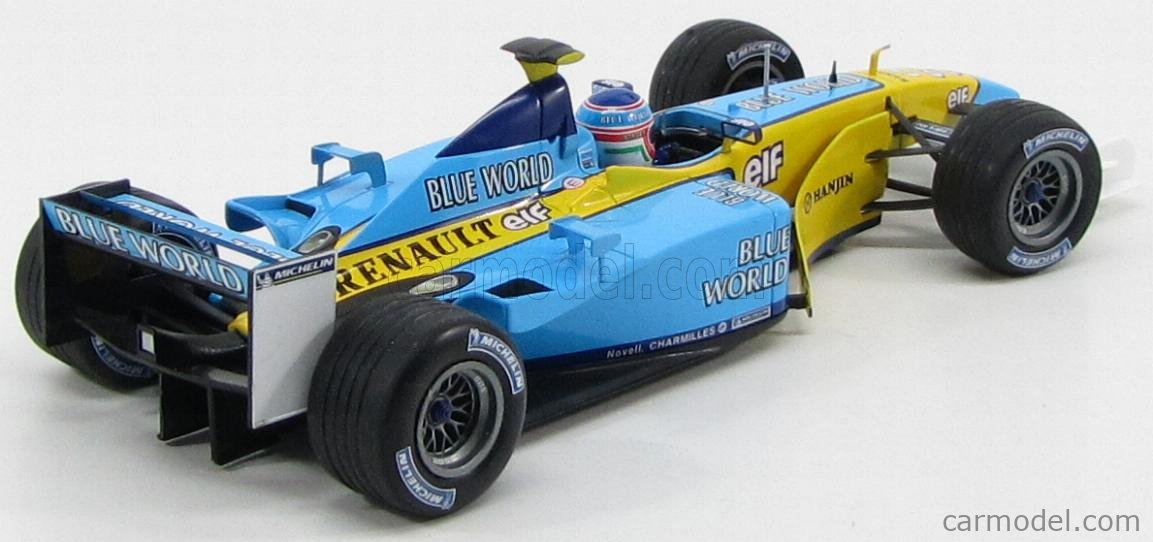 UNIVERSAL HOBBIES UH2193 Scale 1/18 | RENAULT F1 R22 N 15 2002 J.BUTTON ...