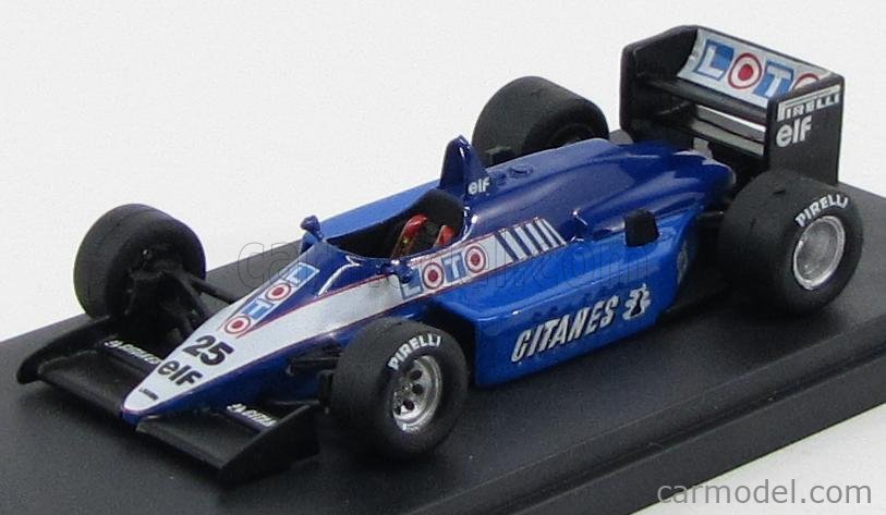 CP-MODEL 029/25 Масштаб 1/43 | LIGIER F1 JS27 N 25 1986 R.ARNOUX BLUE WHITE