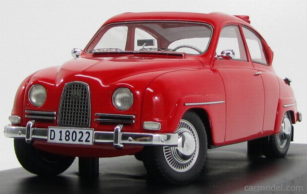 NEO SCALE MODELS NEO18022 Scale 1/18 | SAAB 96 1963 - OPEN ROOF RED
