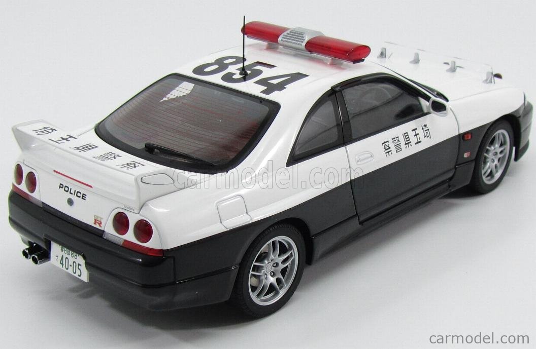 AUTOART 77327 Scala 1/18 | NISSAN SKYLINE GT-R (R33) JAPANESE POLICE ...