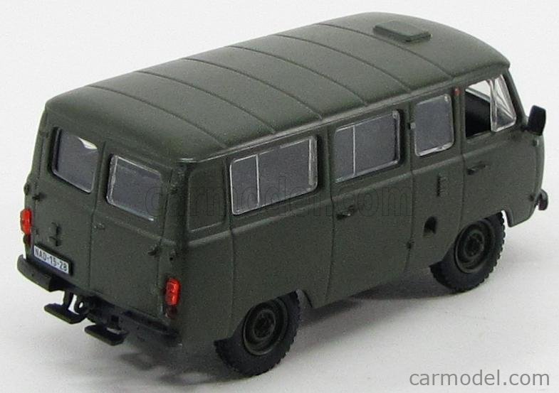 EDICOLA DEAU452G Scale 1/43 | UAZ 452 MINIBUS 1980 MILITARY GREEN
