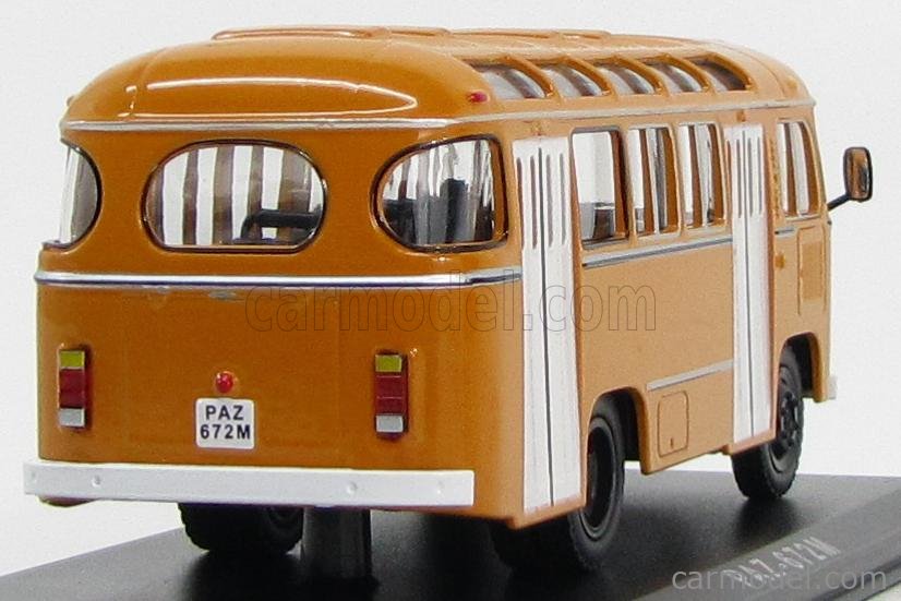 CLASSICBUS CB030009 Scale 1/43 | PAZ 672M AUTOBUS 1982 OCHRE WHITE