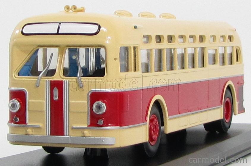 CLASSICBUS CB030009Z154 Escala 1/43 | ZIS 154 AUTOBUS 1976 CREAM RED