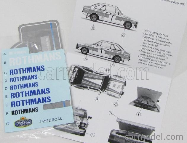 SUN-STAR 04454 Scale 1/18 | FORD ENGLAND ESCORT RS1800 N 1 WINNER RALLY ...