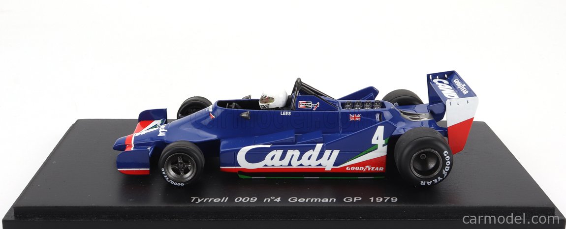 SPARK-MODEL S1736 Scale 1/43 | TYRRELL F1 009 N 4 GERMAN GP 1979 GEOFF ...
