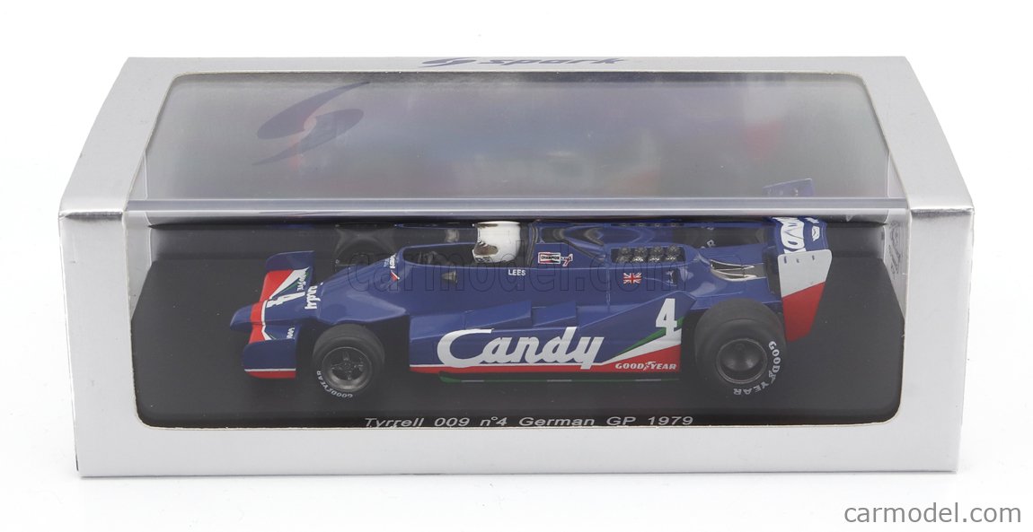 SPARK-MODEL S1736 Scale 1/43 | TYRRELL F1 009 N 4 GERMAN GP 1979 GEOFF ...