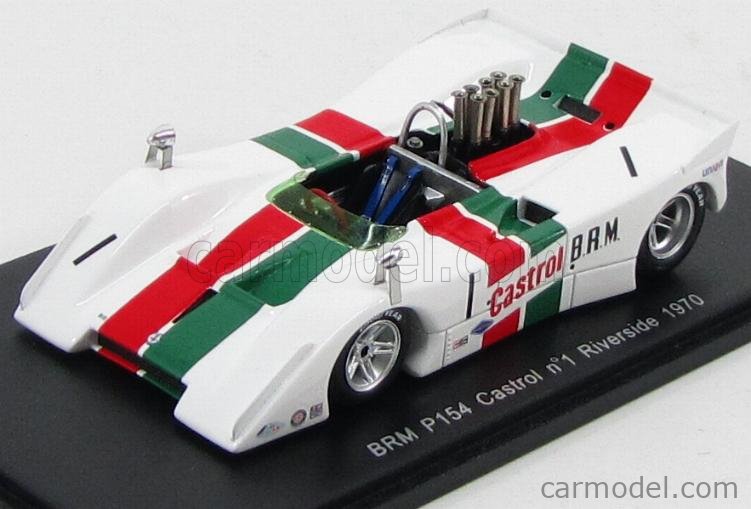 SPARK-MODEL S1151 Echelle 1/43 | BRM P154 CASTROL N 1 RIVERSIDE 1970 ...