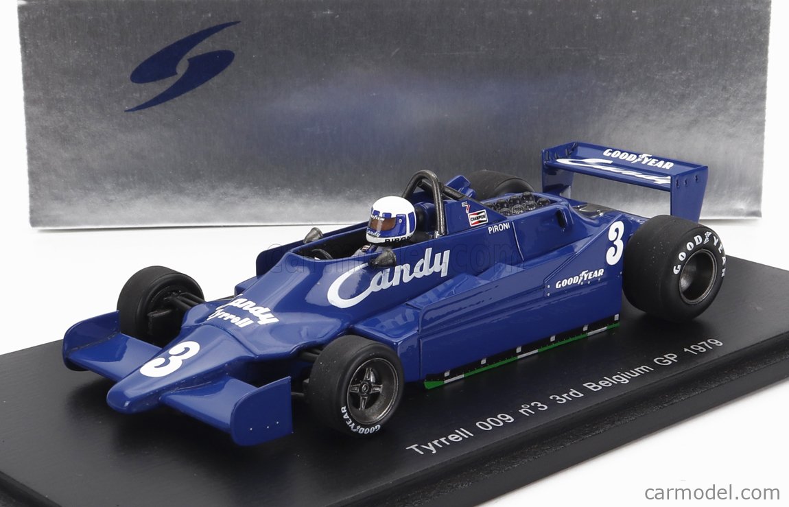 SPARK-MODEL S1734 Escala 1/43 | TYRRELL F1 009 N 3 3rd BELGIUM GP 1979 ...
