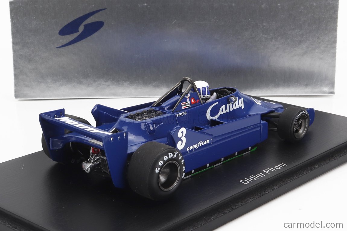 SPARK-MODEL S1734 Echelle 1/43 | TYRRELL F1 009 N 3 3rd BELGIUM GP 1979 ...