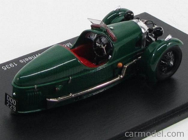SPARK-MODEL S0372 Scale 1/43 | MORGAN 3 WHEELS 1935 GREEN