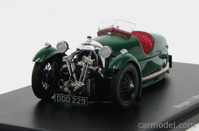 SPARK-MODEL S0372 Scale 1/43 | MORGAN 3 WHEELS 1935 GREEN
