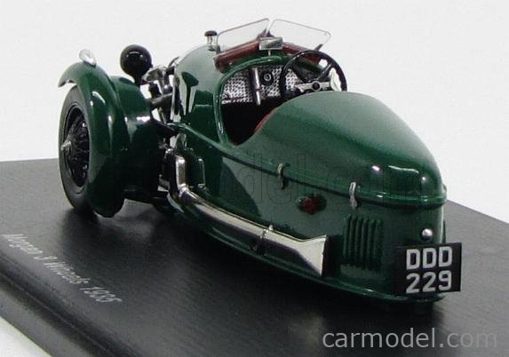 SPARK-MODEL S0372 Scale 1/43 | MORGAN 3 WHEELS 1935 GREEN