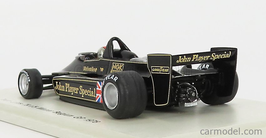 SPARK-MODEL S1848 Scale 1/43 | LOTUS F1 79 N 5 WINNER BELGIUM GP 1978 M.ANDRETTI BLACK