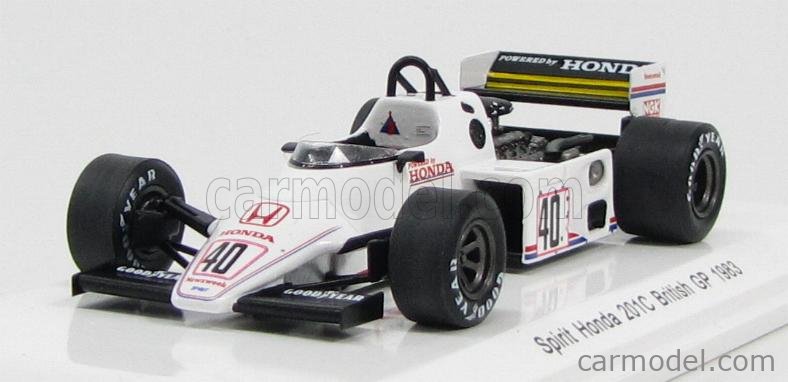 SPARK-MODEL R70252 Scale 1/43 | SPIRIT F1 201C HONDA N 40 BRITISH GP ...
