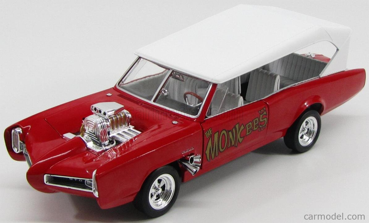 AUTOWORLD AMM957/04 Scale 1/18 | PONTIAC GTO CONVERTIBLE MONKEEMOBILE ...
