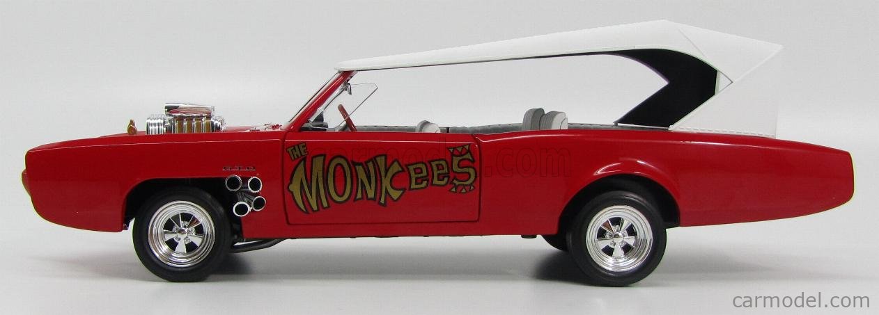 AUTOWORLD AMM957/04 Масштаб 1/18 | PONTIAC GTO CONVERTIBLE MONKEEMOBILE ...