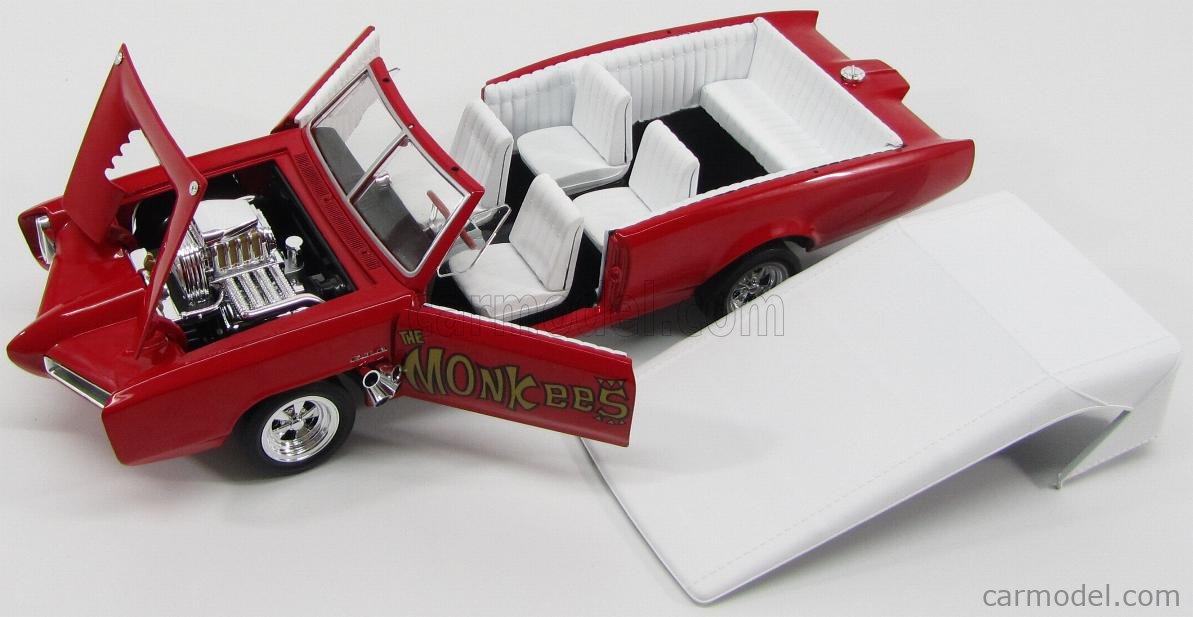 AUTOWORLD AMM957/04 Масштаб 1/18 | PONTIAC GTO CONVERTIBLE MONKEEMOBILE ...