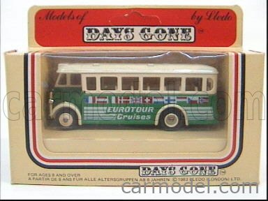 LLEDO 17001 Scale 1/50 | AEC SINGLE DECK BUS - EUROTOUR GREEN CREAM