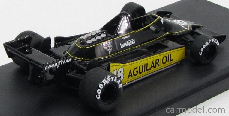 CP-MODEL 090/18 Scale 1/43 | SHADOW F1 DN11 N 18 GP LONG BEACH 1980 D.KENNEDY BLACK YELLOW