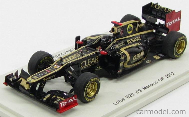SPARK-MODEL S3034 Scale 1/43 | LOTUS F1 LOTUS E20 N 9 9th GP MONTECARLO 2012 KIMI RAIKKONEN ...