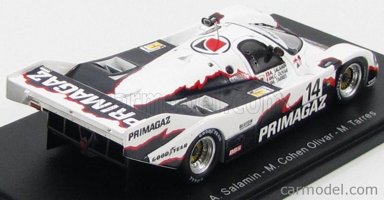 SPARK-MODEL S3412 Escala 1/43 | PORSCHE 962C TEAM SALAMIN PRIMAGAZ N 14 27th 24h LE MANS 1991 A ...
