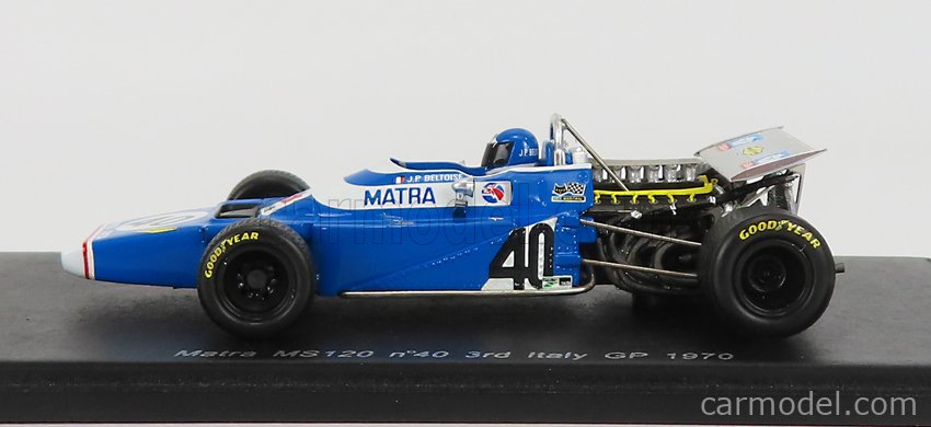 SPARK-MODEL S1594 Scale 1/43 | MATRA SIMCA MS120 N 40 3rd ITALY GP 1970 ...