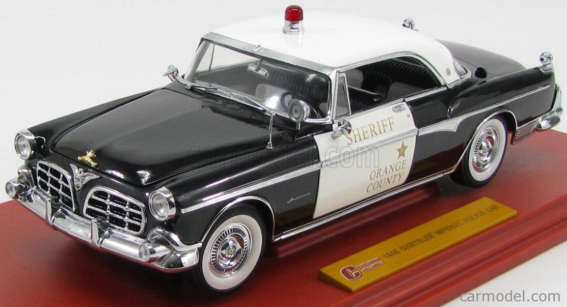 SIGNATURE 68642 Scala 1/18 | CHRYSLER IMPERIAL COUPE SHERIFF ORANGE ...