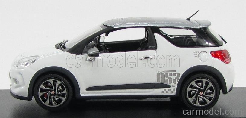 NOREV 155276 Scale 1/43 | CITROEN DS3 COUPE RACING 2010 WHITE GREY MET