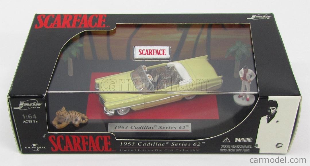 JADA 90521 Scale 1/64 | CADILLAC DIORAMA SERIES 62 1963 - SCARFACE - AL ...