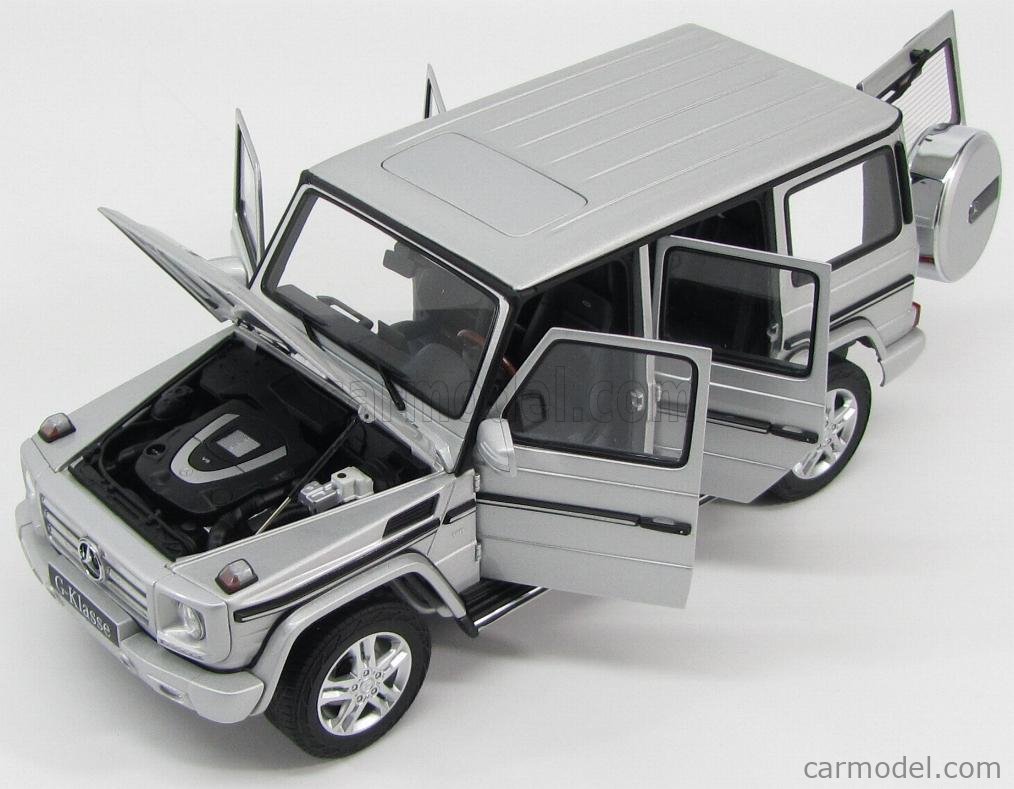 AUTOART 76217 Scale 1/18 | MERCEDES BENZ G-CLASS 500 V8 2012 SILVER