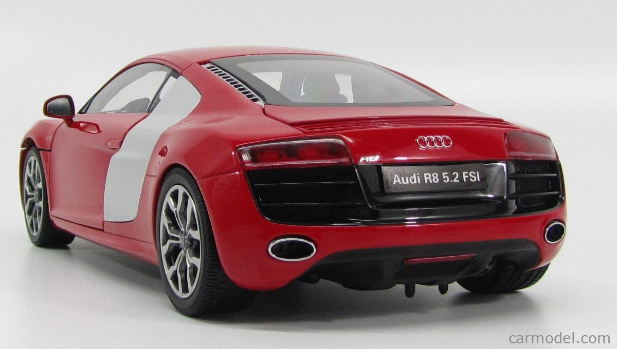KYOSHO 09216RR Scale 1/18 | AUDI R8 5.2 FSI V10 QUATTRO 2009 BRILLANT ...