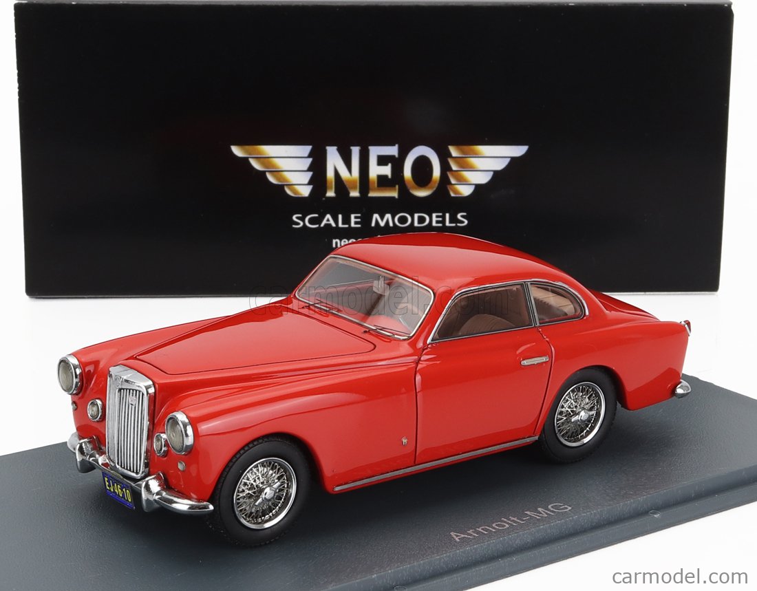 NEO SCALE MODELS NEO44610 Scale 1/43 | MG TD ARNOLD COUPE 1953 RED