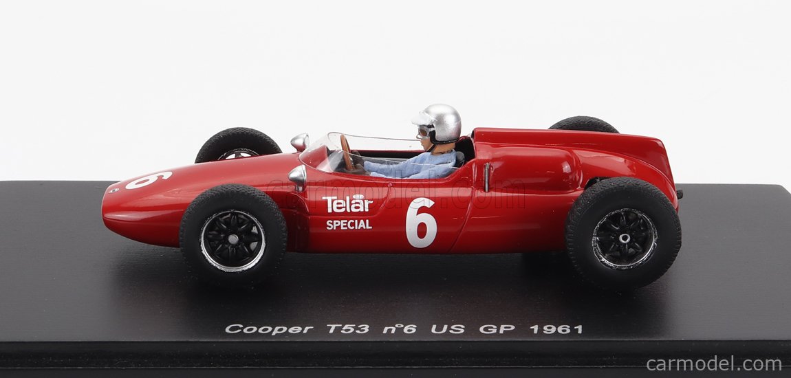 SPARK-MODEL S3512 Scale 1/43 | COOPER F1 T53 N 6 USA GP 1961 ROGER ...