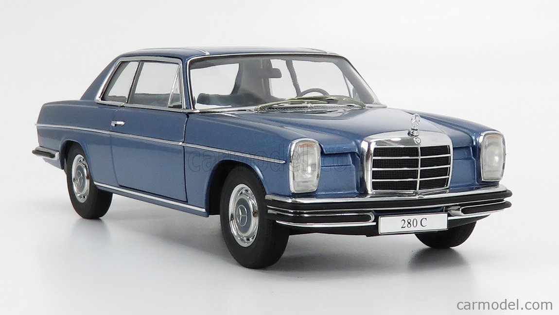AUTOART 76187 Scale 1/18 | MERCEDES BENZ 280C/8 COUPE 1968 LIGHT BLUE MET