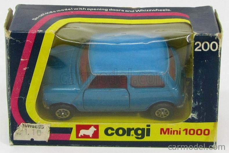 CORGI 200 Scale 1/36 | MINI 1000 BRITISH LEYLAND BLUE MET