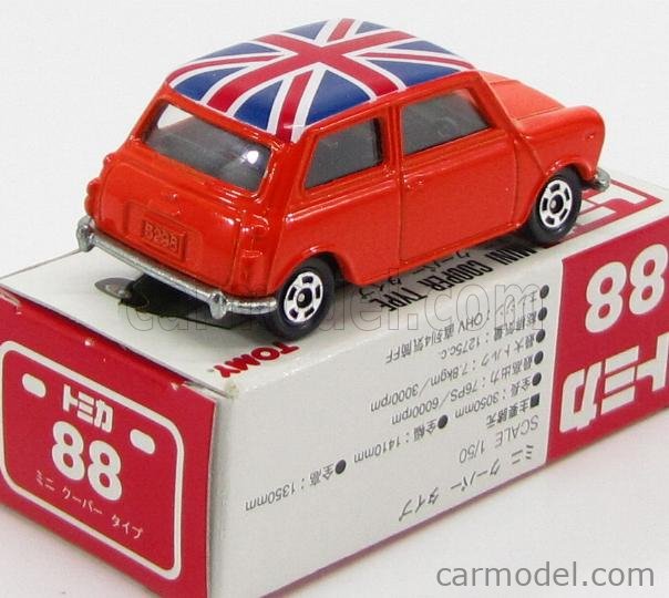TOMICA 88 Echelle 1/50 | MINI COOPER TYPE 1979 ORANGE