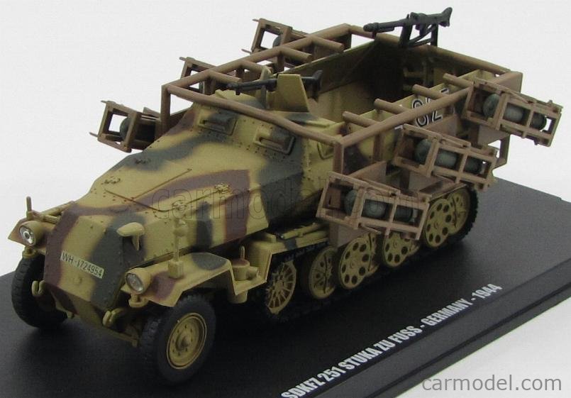 EDICOLA MILITCOL038 Scale 1/43 | SD.KFZ 251 STUKA ZU FUSS GERMANY TANK ...