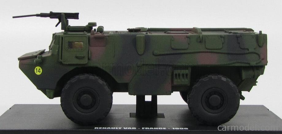 EDICOLA MILITCOL030 Scala 1/43 | RENAULT VAB FRANCE TANK 1998 MILITARY ...