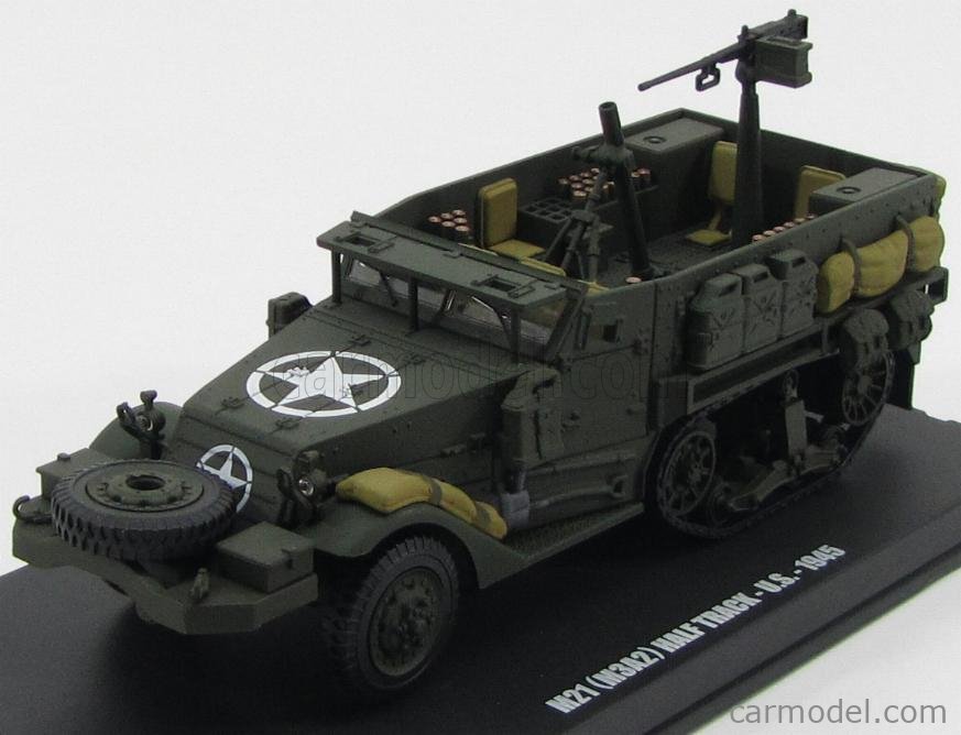 EDICOLA MILITCOL022 Scale 1/43 | CARRIER M 21 (M3A2) HALF TANK U.S 1945 ...