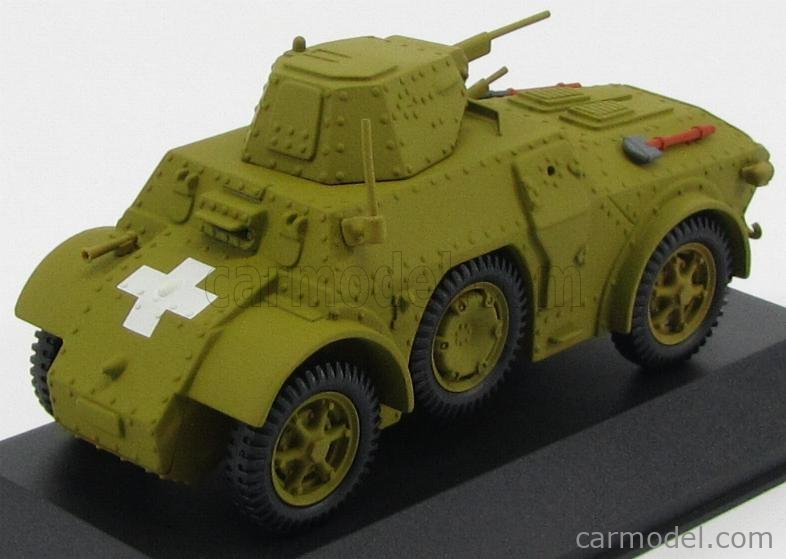 EDICOLA MILITCOL006 Scala 1/43 | ANSALDO AB41 ITALY TANK 1942 MILITARY SAND