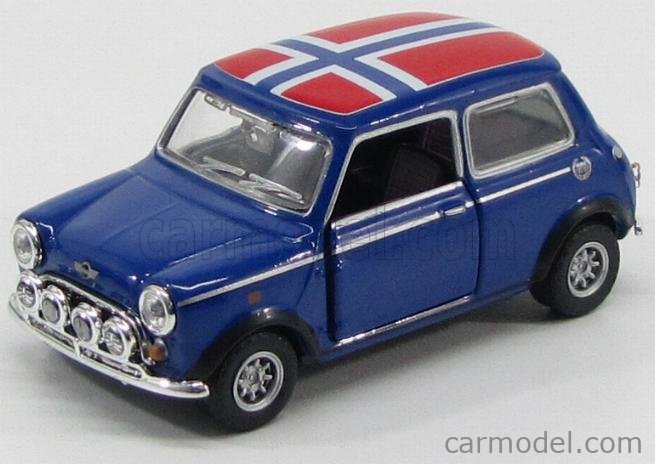 HONGWELL 0144 Масштаб 1/43 | MINI COOPER 1969 UK BAND BLUE BAND