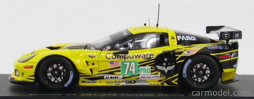 SPARK-MODEL S3729 Scale 1/43 | CHEVROLET CORVETTE C6 ZR1 TEAM CORVETTE ...