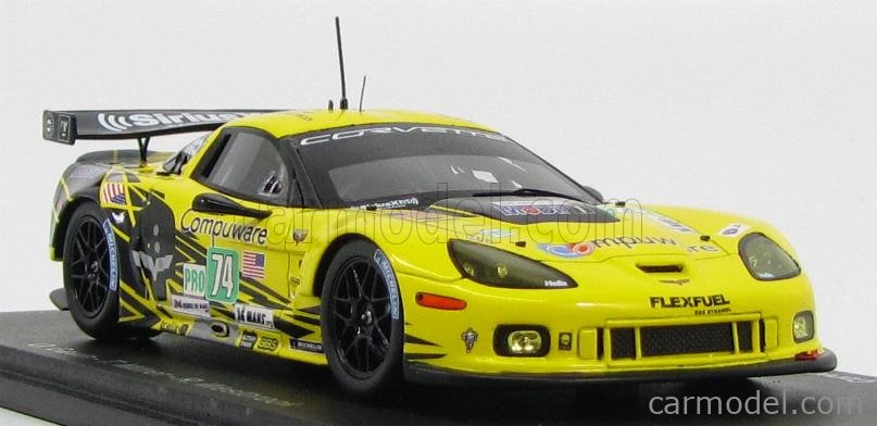 SPARK-MODEL S3729 Scale 1/43 | CHEVROLET CORVETTE C6 ZR1 TEAM CORVETTE RACING N 74 24h LE MANS ...
