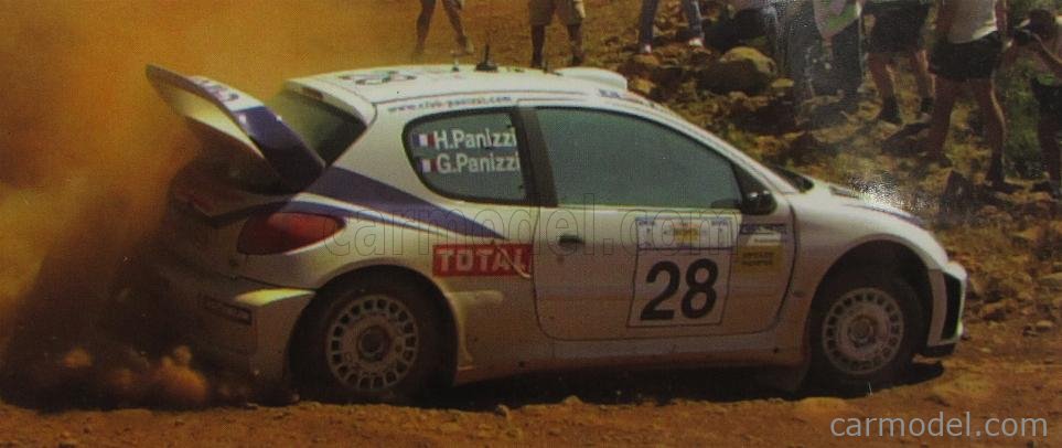 EDICOLA CAMDEFRA050 Scale 1/43 | PEUGEOT 206 WRC N 28 RALLY ACROPOLIS ...