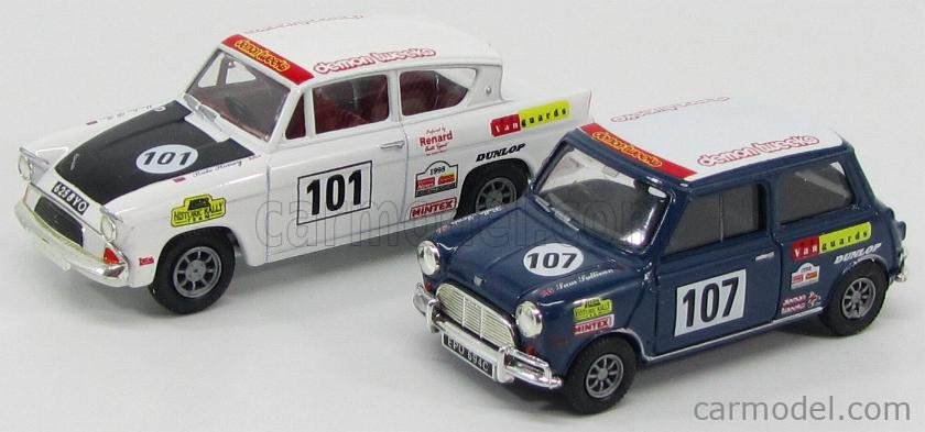 VANGUARDS HI1002 Scale 1/43 | MINI HISTORIC RALLY SET - COOPER N 107 ...