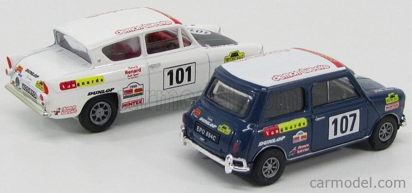VANGUARDS HI1002 Scale 1/43 | MINI HISTORIC RALLY SET - COOPER N 107 ...