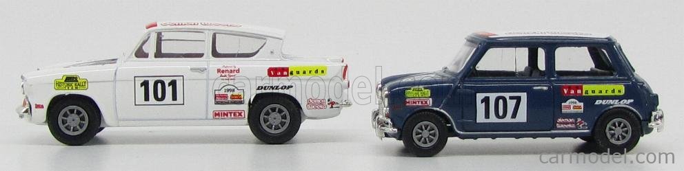 VANGUARDS HI1002 Scale 1/43 | MINI HISTORIC RALLY SET - COOPER N 107 ...