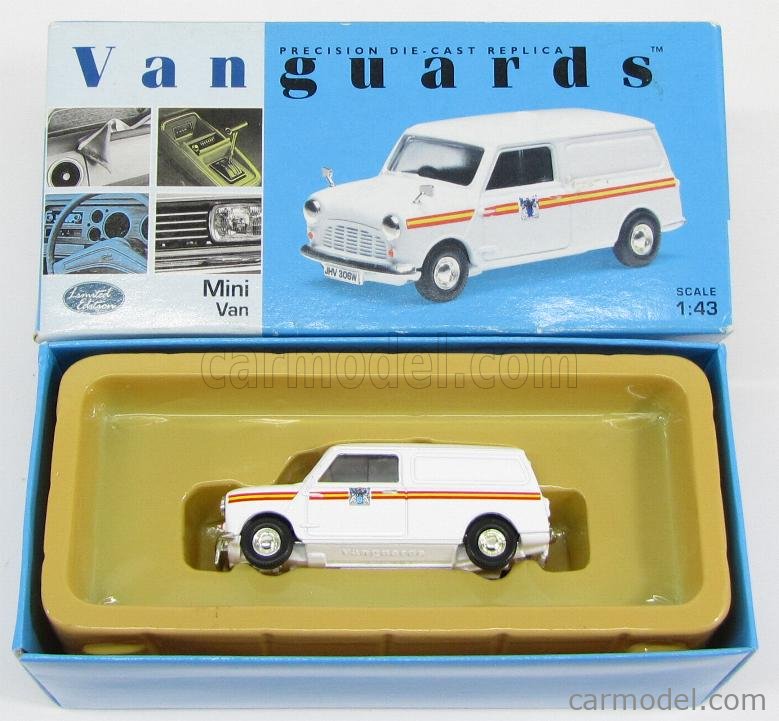 VANGUARDS VA14014 Scale 1/43 | MINI VAN METROPOLITAN POLICE WHITE